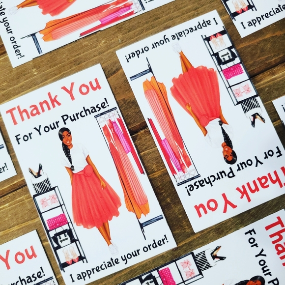 Office | Thank You Cards Business Card Size3x2 | Poshmark